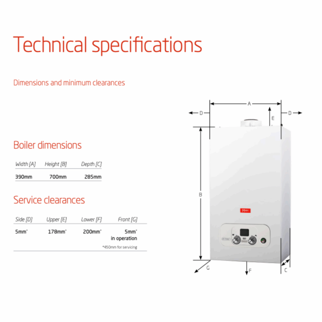 Main Eco Compact 25kW Combi Boiler - Boilers