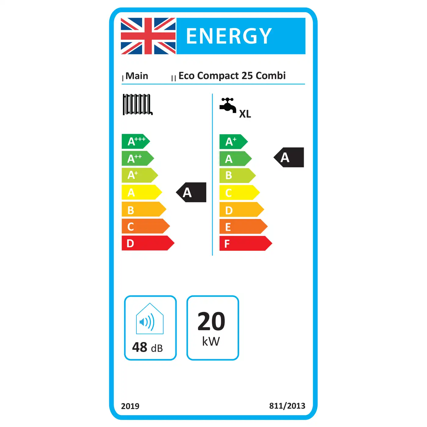 Main Eco Compact 25kW Combi Boiler - Boilers