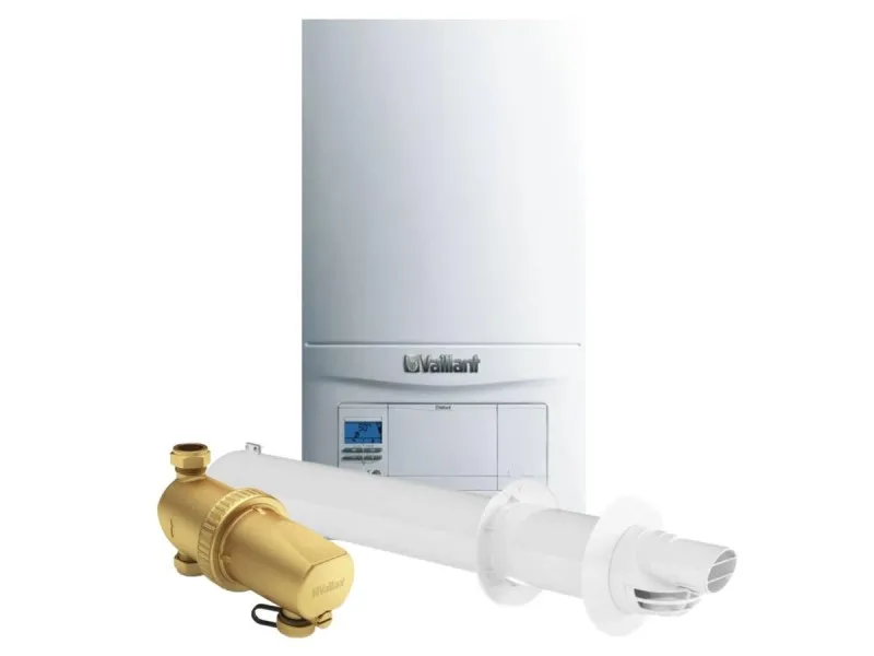Vaillant ecoFIT Pure 825 Combi Boiler Restart Pack inc Horizontal Flue ...